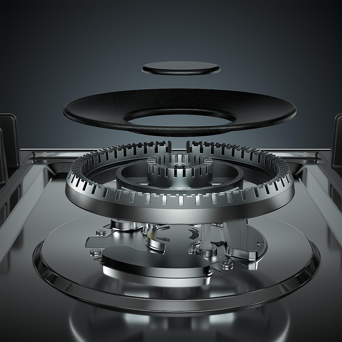 Empava 36" Recessed Gas Stove Cooktop with 5 Italy SABAF Sealed Burner NG/LPG Convertible in Stainless Steel