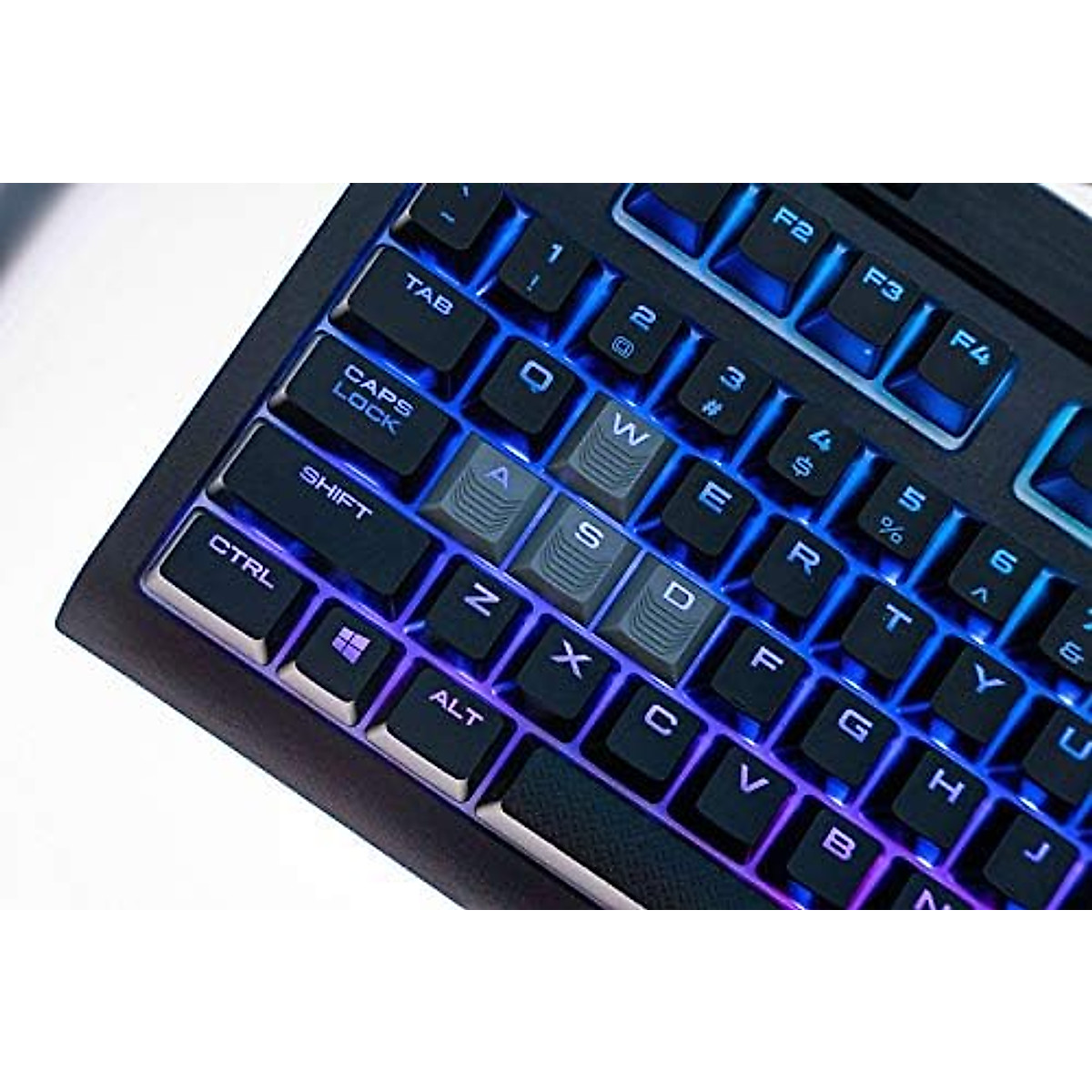 Mechanical Keyboard keycaps WASD keycaps Direction Keys Non-Slip Texture Design keycaps Professional Gaming keycaps (red)