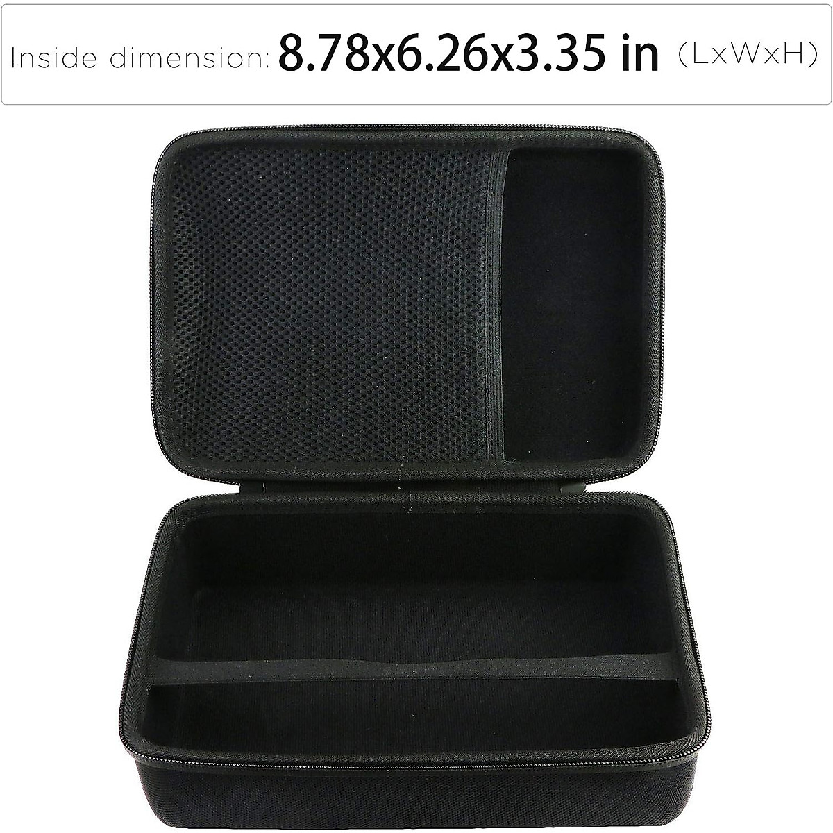 co2CREA Hard Carrying Case replacement for Zoom FOUR Bass Guitar Multi-Effects Processor Pedal (Zoom G1X B1X A1X FOUR Guitar Case, Black Case)