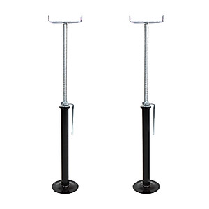 Dumble Heavy Duty RV Stabilizer Jacks for Travel Trailer 2pk - 26-49in Telescoping Camper Leveling RV Slide Out Supports