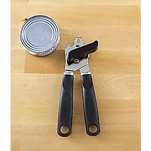 Imusa USA Easy to Use Manual Chef Can Opener, Black