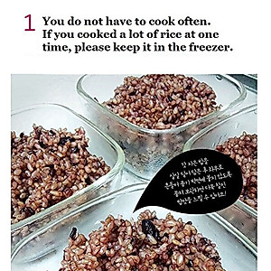 Lock&Lock Oven GLass Cooked Rice Storage Container for Freezer Set of 3