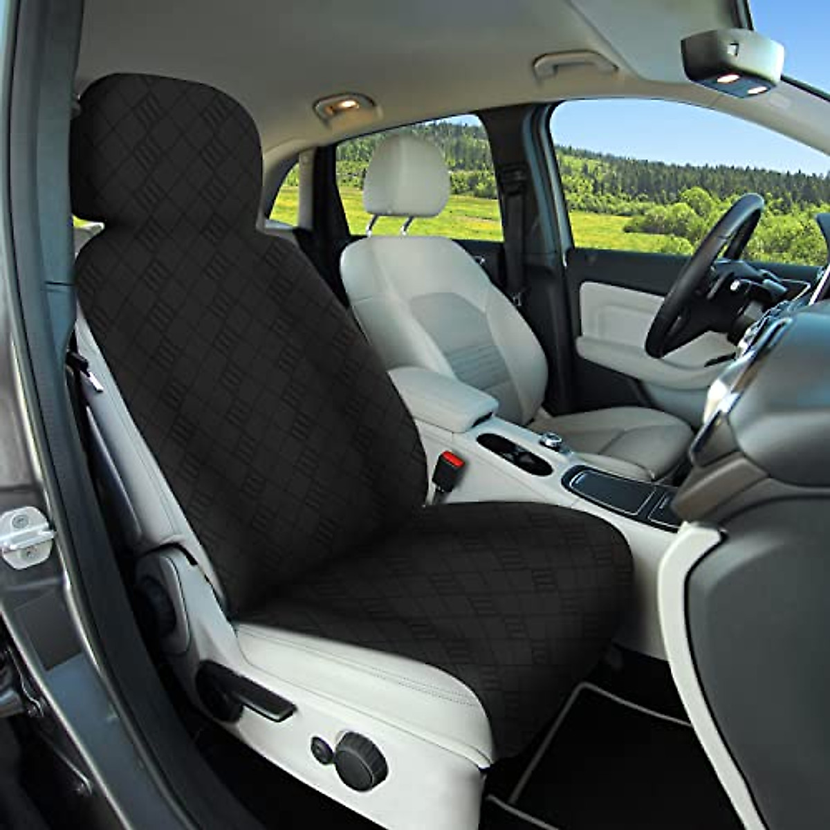 Samsonite, Neoprene Waterproof Car Seat Cover, Universal - Fits Most Vehicles, Non-Slip Backing, Side Airbag Compatible, Super Easy Slip-On Assembly