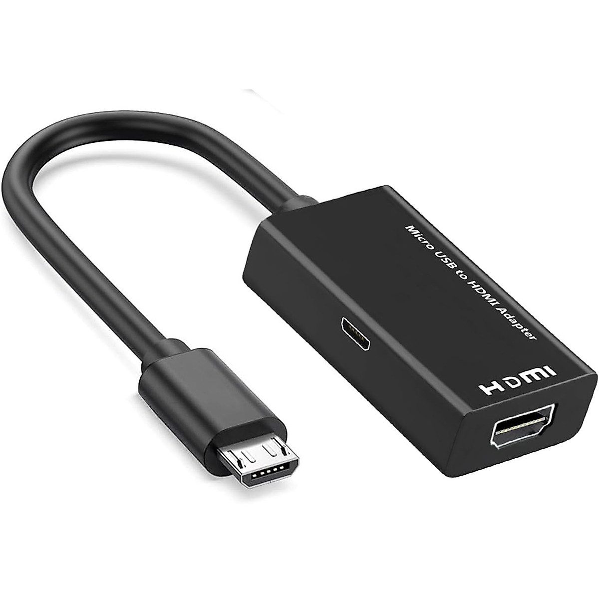 Micro USB to HDMI Cable Adapter, MHL 5pin Phone to HDMI 1080P 4K Video Graphic for Samsung Galaxy/LG/Huawei/Android Smart Phones That with MHL Function