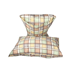 100 Percent Cotton Queen Pillowcases Checkered Hotel Quality Pillow Case Covers Bedding for Women, Men, Kids & Teens