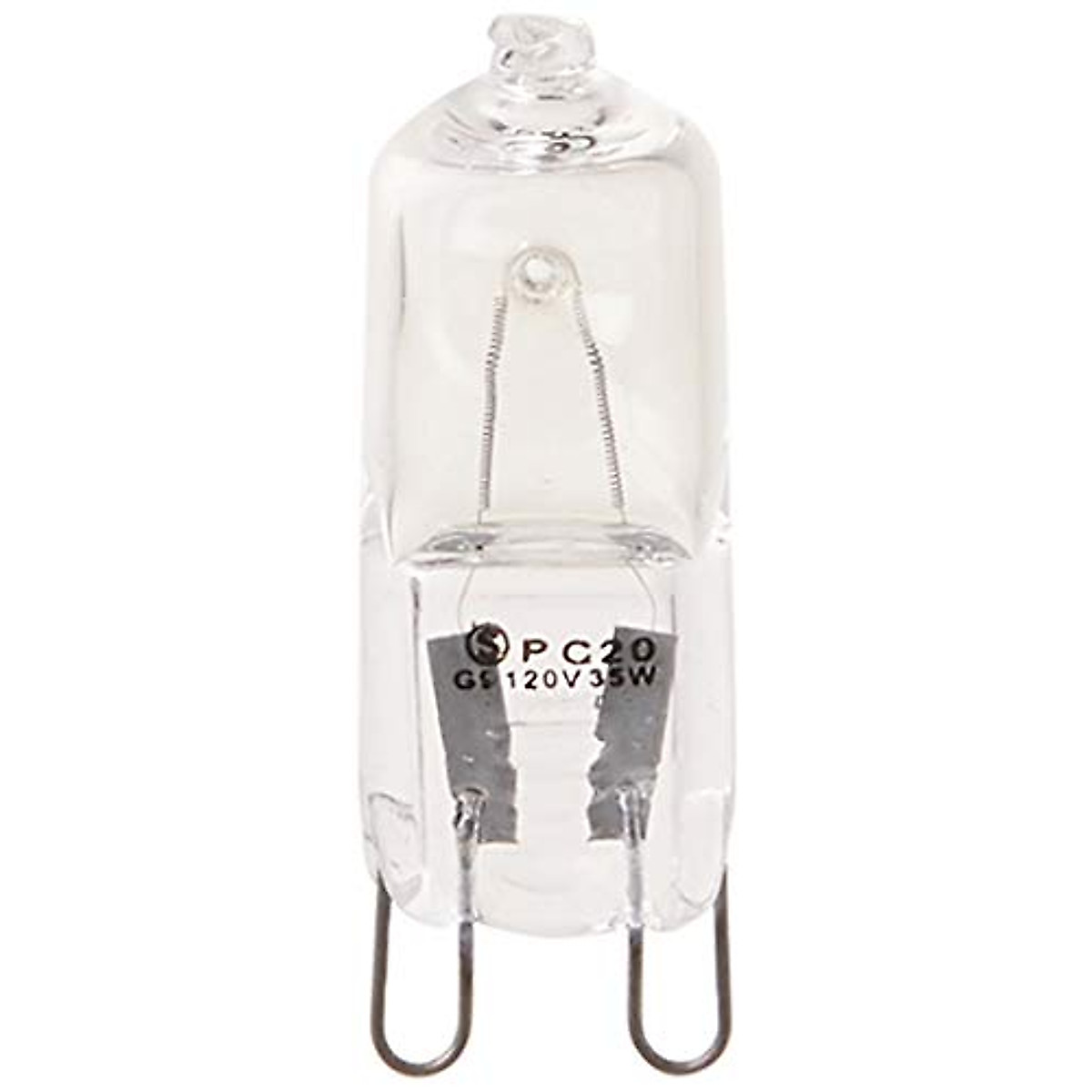 Satco S4621 35 Watt 400 Lumens T4 Halogen G9 Double Loop Base 120 Volt Clear Light Bulb, Dimmable