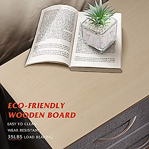 Moromuu Fabric Dresser with 8 Drawers, Storage Dresser for Bedroom, Hallway, Nursery, Entryway, Closets, Sturdy Metal Frame, Wood Tabletop, Easy Pull Handle, Gray