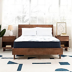 Signature Design by Ashley Mt Dana 15 Inch Plush Hybrid Mattress, CertiPUR-US Certified Foam, Queen