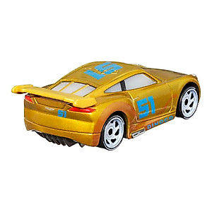 Disney Cars On The Road Diecast Metallic Dinoco Racing Center Cruz Ramirez