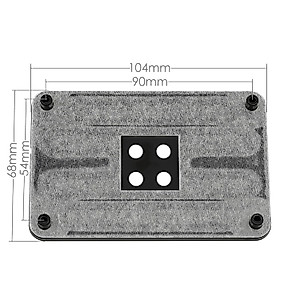 GENNEL AM4 Metal Motherboard Backplate, CPU Radiator Base, Heatsink Mounting Backplane for AMD AM4 GNZA02
