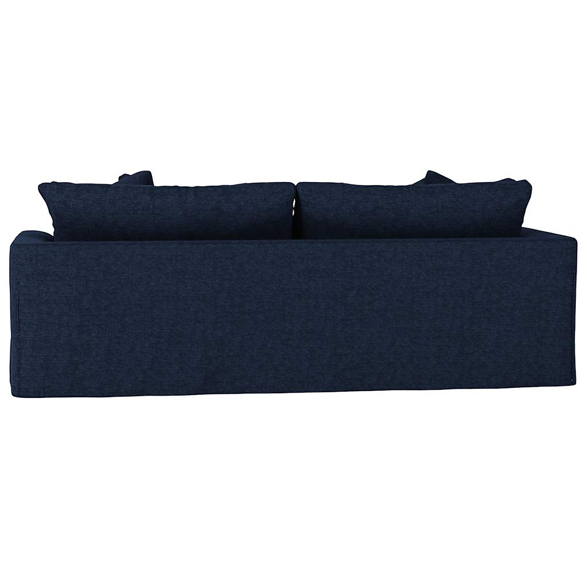 Sunset Trading Newport Slipcovered Sofas, Large 94" Wide Stationary, Performance Fabric Navy Blue (SY-130000-391049)