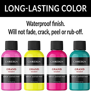 Acrylic Leather Paint, Dark Pink - Paint Custom Shoes, Sneakers & Bags 1 oz.