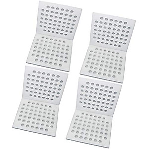 AlTurn Quail Egg Cartons Foam Egg Box Holder 52 Slots Egg Storage Tray Wrapping Container Egg Dispenser Case for Kitchen Egg Protection 4pcs
