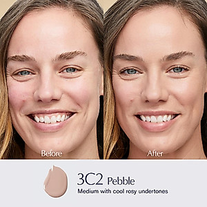 Estée Lauder Futurist Hydra Rescue Moisturizing Foundation SPF 45 for a 12-Hour Glow, 1.2 Fl Oz, 3C2 Pebble