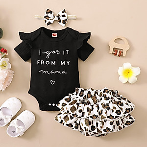 JOMOO 0-3 Months Baby Girl Clothes Newborn Girl Clothes Summer Outfit Floral Romper Shorts Set 0 To 3 Months Baby Girl Clothes Black