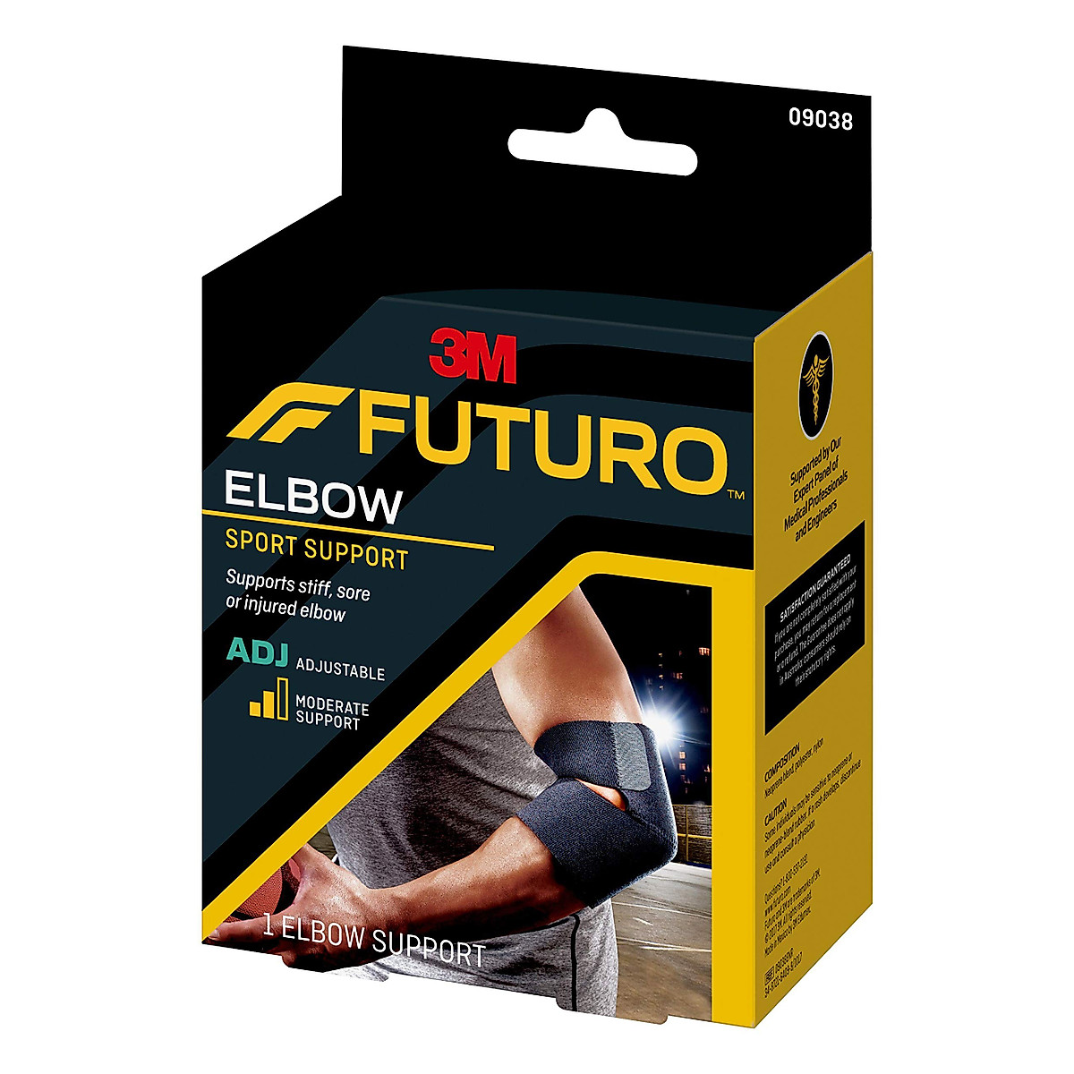 Futuro Sport Adjustable Elbow Support 09038EN, Adjustable (Pack of 2)