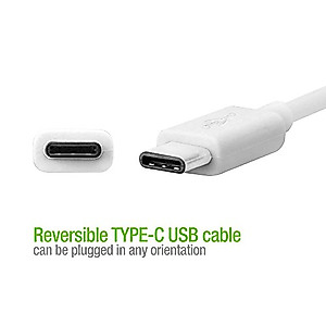 USB-C to Micro USB Charging Cord, Cable Compatible for Samsung Galaxy S8/S8 Plus, Google Pixel, Nexus 6P 5X, LG G6 G5 V20 HTC 10 3.3 feet Long by Cellet