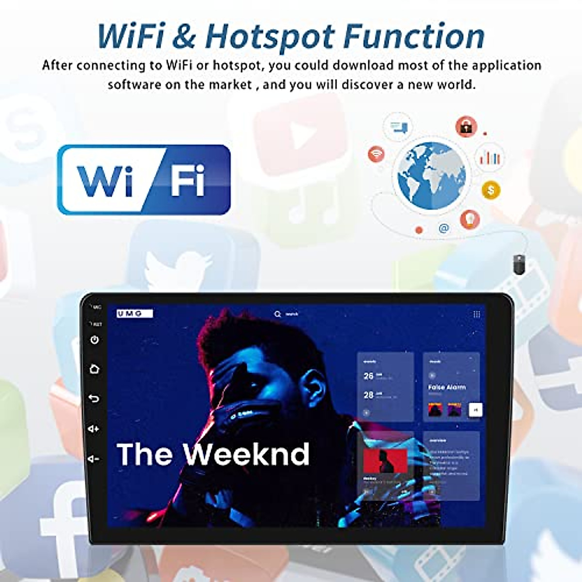 Android 11 Car Stereo for Hyundai Elantra 2012 2013 with Wireless Apple Carplay Android Auto, 9 ’’ 1+16 Touch Screen in Dash GPS Radio with Navi WiFi Bluetooth FM RDS HiFi SWC + AHD Backup Camera