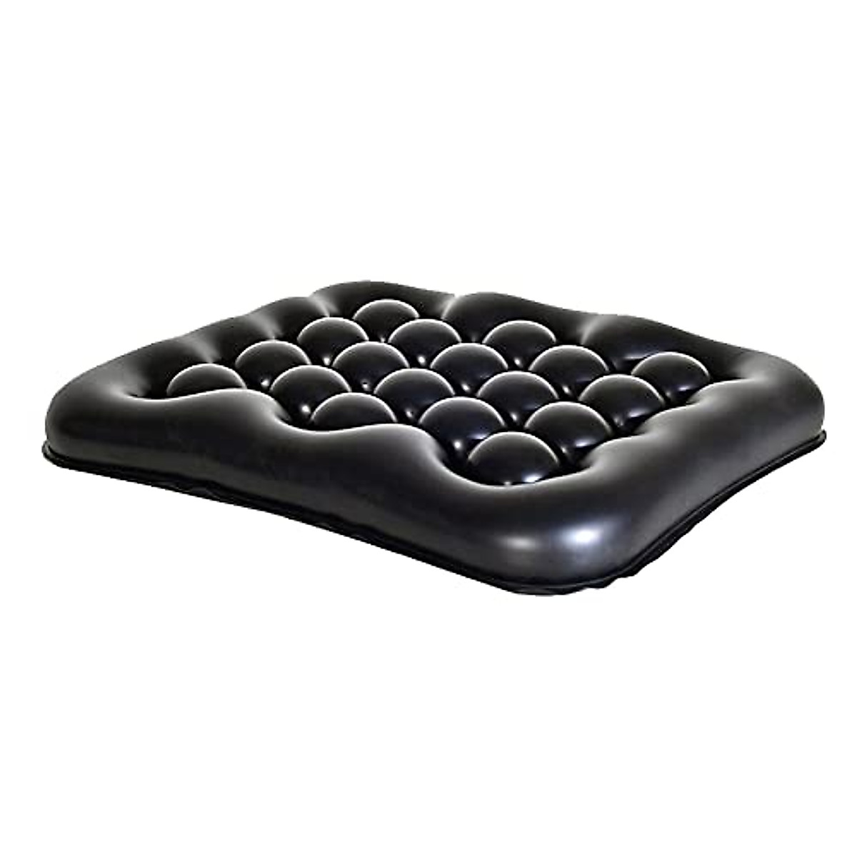 BAUBUY Cojín de Asiento Wheelchairs Accessories Wheelchair Cushion Orthopedic Ergonomic Breathable Fresh Elastic Multifunctional Black for Pressure Relief