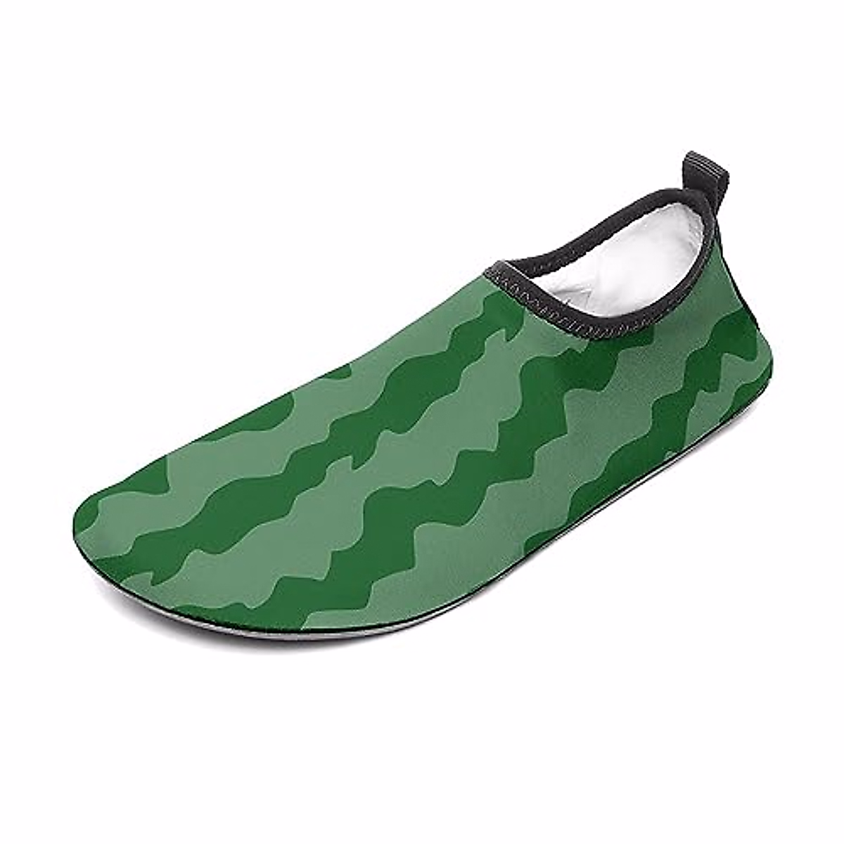 Green Watermelon Water Shoes for Women Men Quick-Dry Aqua Socks Swim Beach Barefoot Yoga Surf Pool Camping