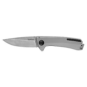 Kershaw Comeback Folding Pocket Knife, 3-Inch Blade with Manual Opening, Frame Lock (2055), Steel
