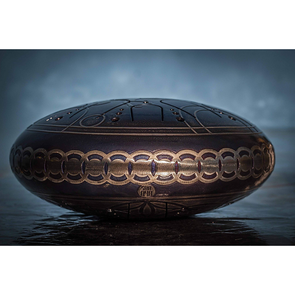 Tank Drum Kosmosky 12" (30 cm) KSY-141"Pegasus" 2-sided/B minor; E major/Hand Pan/Steel Drum/Tongue drum/Singing bowl