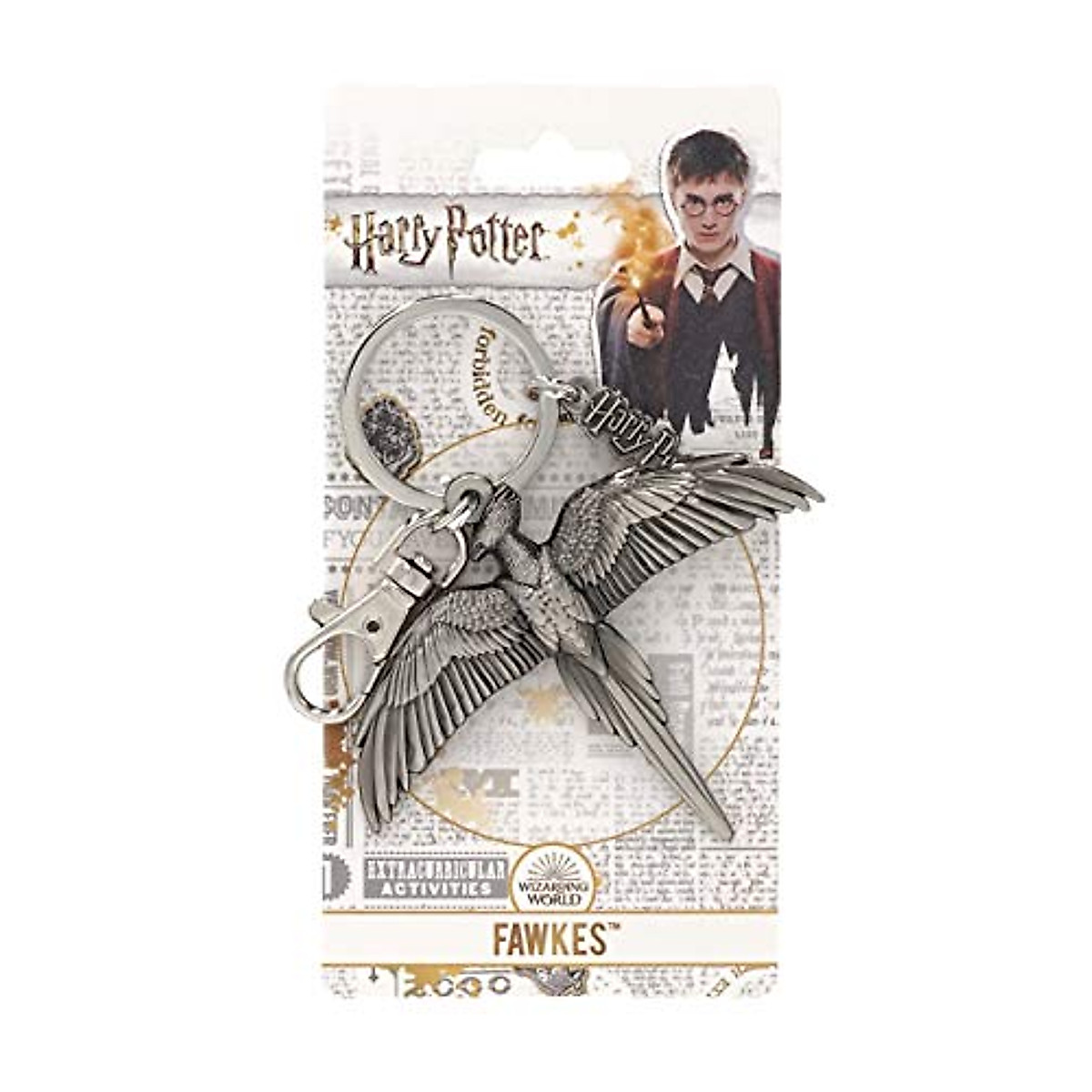 Harry Potter - Fawkes The Phoenix Pewter Key Ring