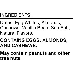 RXBAR Protein Bars, Protein Snack, Snack Bars, Vanilla Almond, 22oz Box (12 Bars)