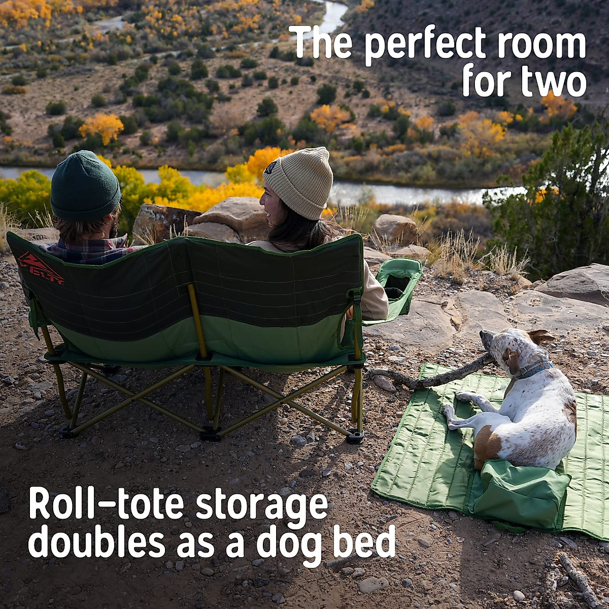 Kelty Low Loveseat, Canyon Brown/Beluga For Camping