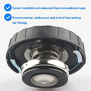 Radiator Cap, Replace 4596198 Compatible with Chrysler Dodge Jeep - 300 PT Cruiser, Avenger Challenger Charger Journey Magnum Ram, Commander Compass Grand Cherokee Liberty Patriot Wrangler, More