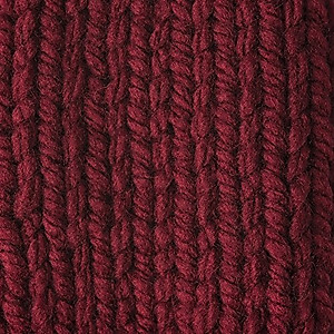 Bernat Softee Chunky Yarn, 3.5 Oz, Gauge 6 Super Bulky, Wine