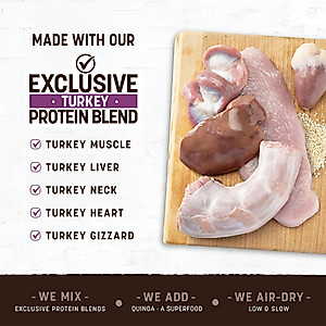 Earth Animal Wisdom Air-Dried Jerky Turkey Recipe | Dog Treats | Dog Snacks | Premium Natural Turkey Jerky Strips | 4 oz | Dog Treats Made in The USA (Pack of 1)