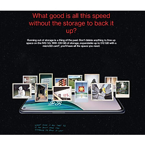 OnePlus Nord N10 5G Unlocked, Midnight Ice​, 6GB RAM + 128GB storage, US Version (Renewed)