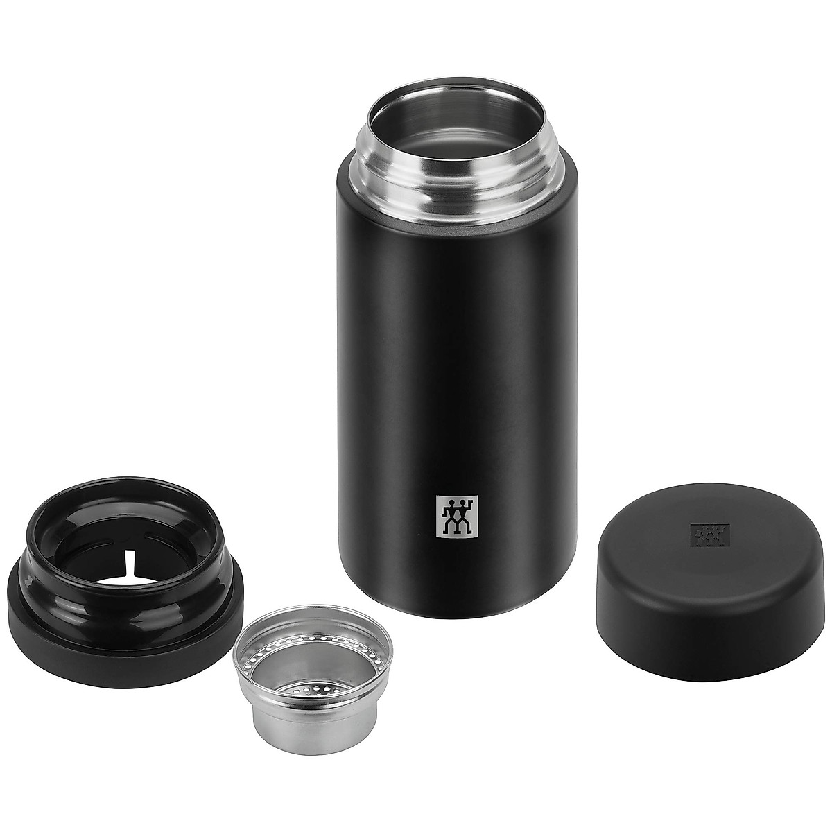 ZWILLING Thermo Tea & Fruit Infuser, 14.2 oz, Matte Black