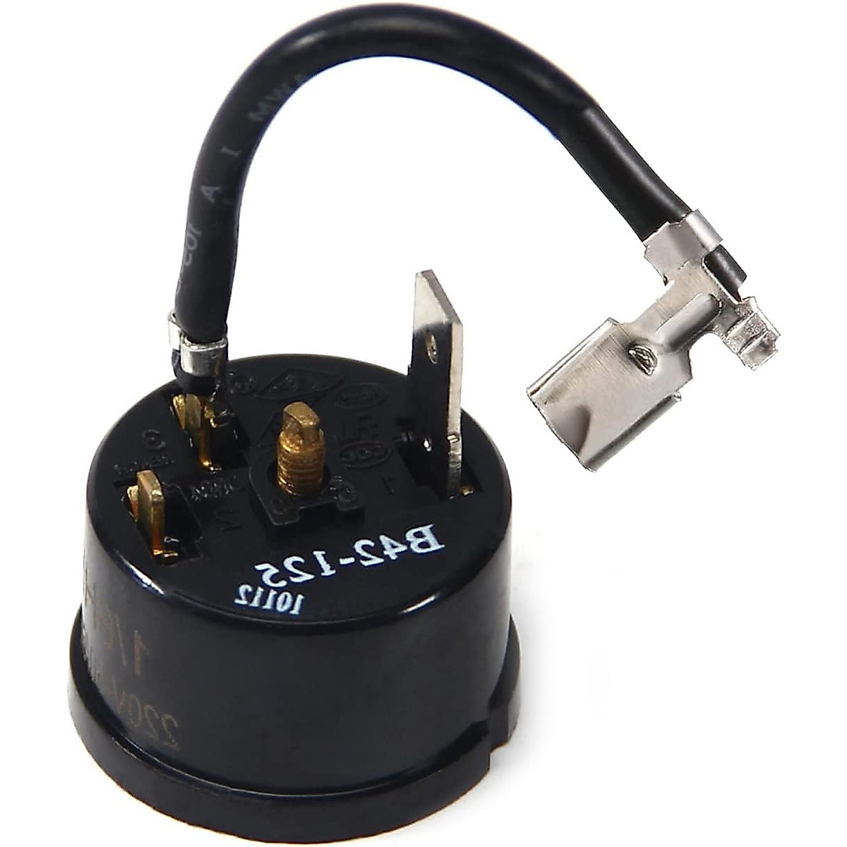 Refrigerator Thermal Overload Protector, 1/6 HP, 125W, Compressor Replacement Part