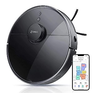 + 360 S7 Pro Robot Vacuum and Mop, LiDAR Mapping, 2650 Pa, No-Go Zones, Selective Room Cleaning, Self Charge and Resume, Compatible with Alexa and Google Assistant (Renewed)