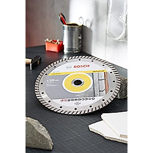 Bosch 2608602397 Standard for Universal Turbo Diamond Cutting Disc, 230mm Ø, 22.23mm x 2.5mm x 10mm