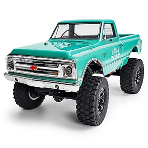 RCLIONS 4pcs Rubber Micro 1" RC Wheel Tyres Tires with Foam Insert for All 1/24 Axial SCX24 AXI00001,AXI00002,AXI90081 Deadbolt RC Crawler Truck Car (50mm)