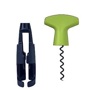 Tupperware Uplifter Corkscrew in Green and Blue