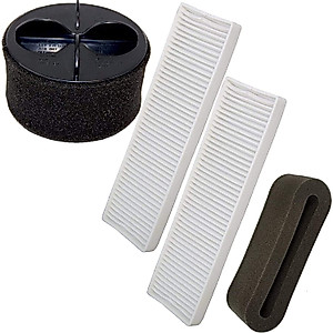 HQRP Filter Kit compatible with Bissell CleanView Helix Vacuum 95P1, 82H1, 82H1H, 82H1M, 82H1R, 82H1T Cleaner
