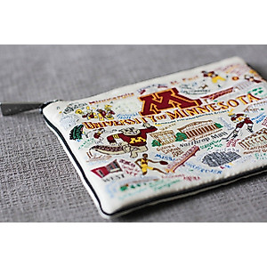 Catstudio University of Minnesota Collegiate Zipper Pouch Purse | Holds Your Phone, Coins, Pencils, Makeup, Dog Treats, & Tech Tools