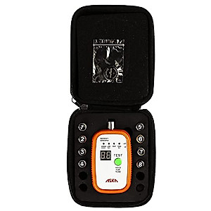 8-Way TV Coax Cable Mapper Locator Toner Tracer Finder Kit with Case, with 2 RJ-45 Connectors