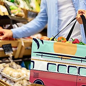 LORVIES Large Rectangular Baskets for Storage, Travel Car Closet Storage Bins Organizing Baskets