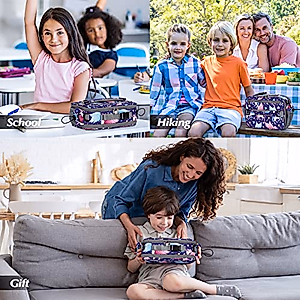 Maelstrom Lunch Box Kids,Expandable Kids Lunch Box,Insulated Lunch Bag for Kids,Reusable Lunch Tote Bag for Boy/Girl,9L,Horse (KB02-MSLB02-3)