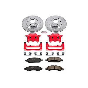 Power Stop KC2069 Z23 Evolution Sport Brake Kit with Calipers, Front For Chevy Silverado Tahoe GMC Yukon Sierra Cadillac Escalade