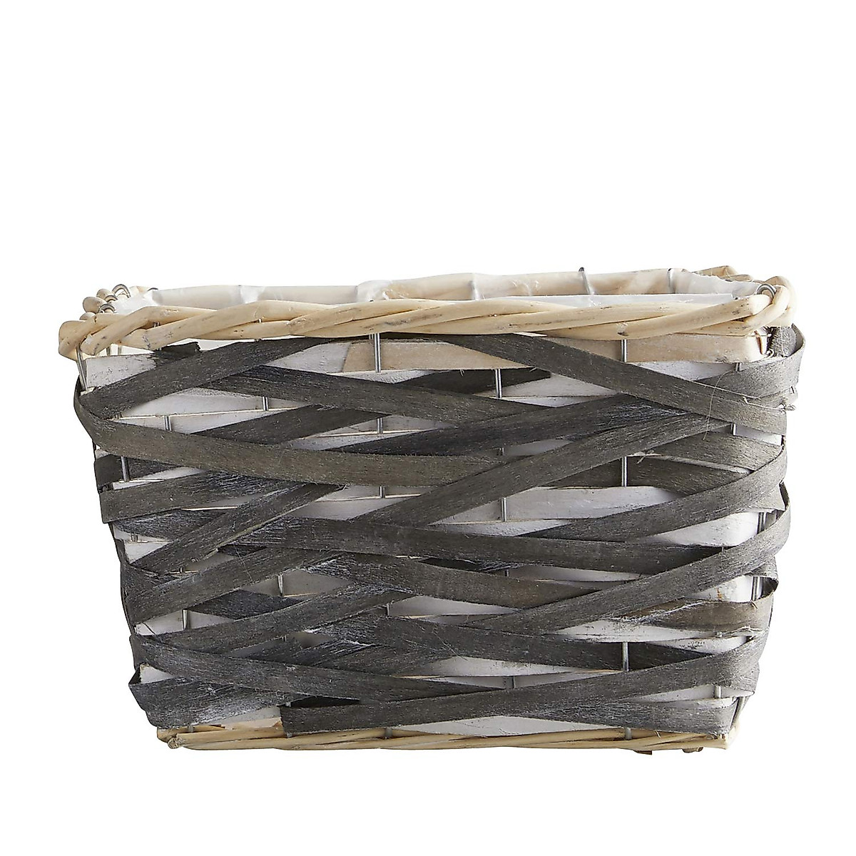 47th & Main Square Bamboo Basket Set, Medium, Dual Color