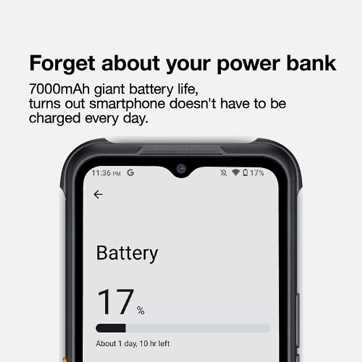 AGM H5 Pro Rugged Smartphone (2023 Upgraded), Rugged Phone, Rugged Smartphone Unlocked 109dB Loudest Speaker 7000mAh Battery, 6.52" HD Screen 8G+128G Outdoor Smartphone Dual SIM Android 12 IP68/IP69K
