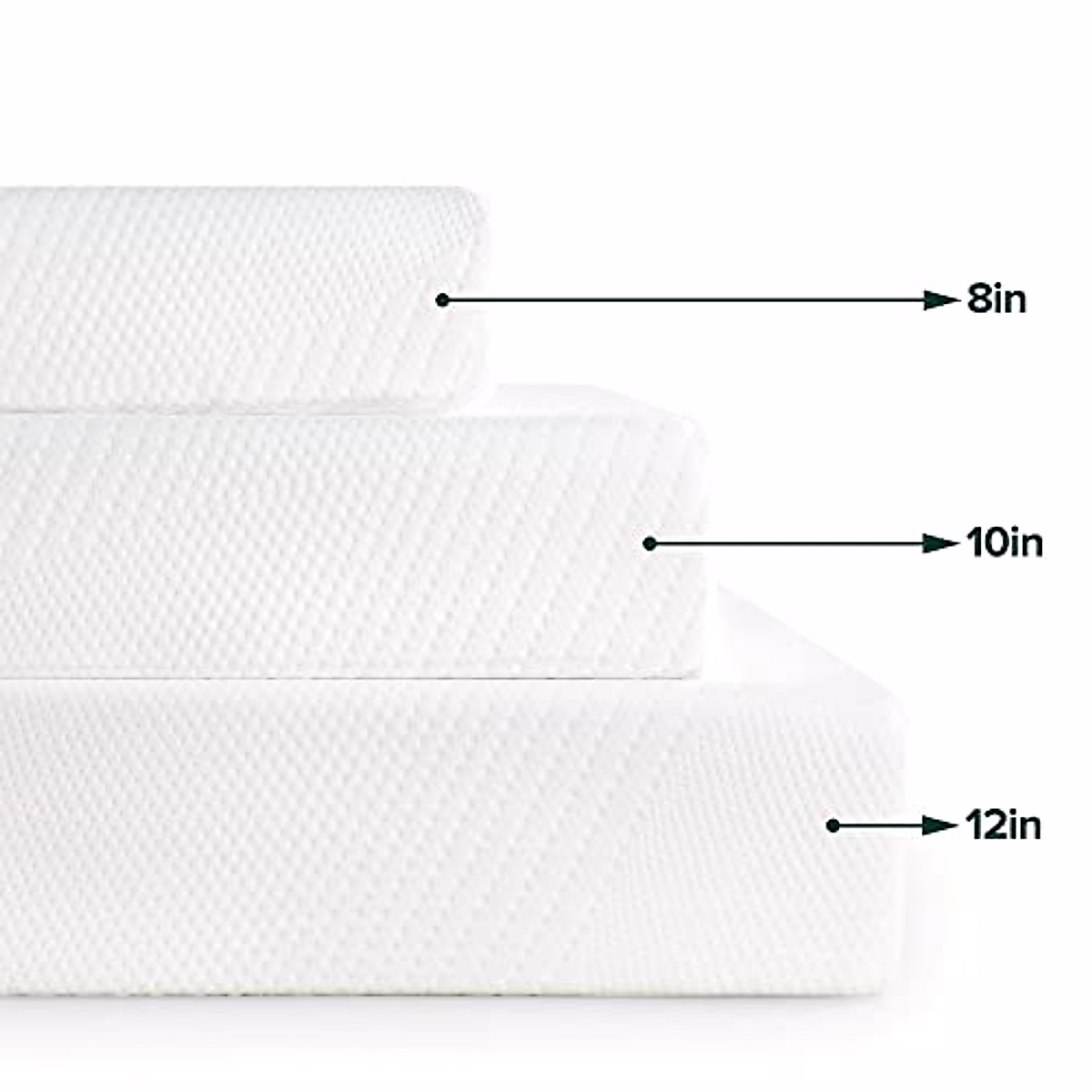 Zinus 8 Inch Green Tea Essential Memory Foam Mattress/Bed-in-a-Box/Affordable Mattress/CertiPUR-US Certified, Queen