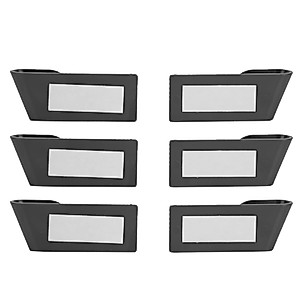 6Pcs Pot Lid Storage Rack Holder Organizer for Cabient, ABS Punch Free Pot and Pan Lid Storage Rack, Wall Mounted Pot Lid Holder Kitchen Hacks, Household Pot Lid Hanger for Home Kitchen
