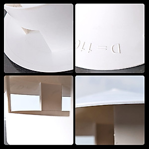 Chimney Rain Cap PVC Breathable Cap Plastic Rain Cap Vent Cap Pipe Cap Vent Cap, 4.3 inches (110 mm)